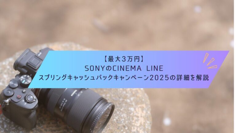 【SONY製品】αオータムキャッシュバックキャンペーン2024の詳細を解説 | ぎんがのカメラブログ